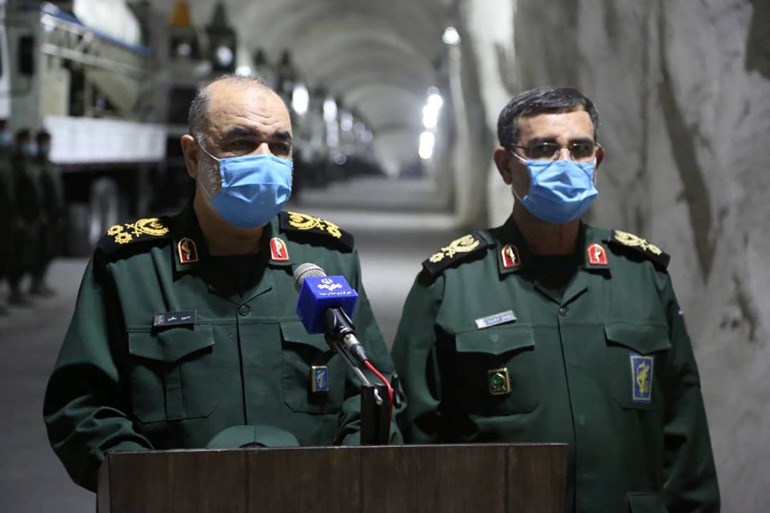Iran's Revolutionary Guards Unveil Underground Missile Base in the ...