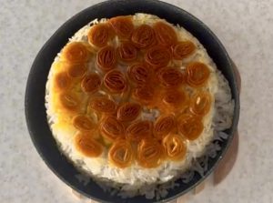 Lavash Bread Rose Tahdig - KAYHAN LIFE